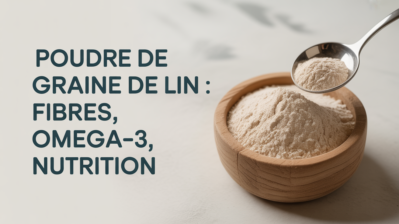 Poudre de graine de lin : bienfaits, usages et critères esse