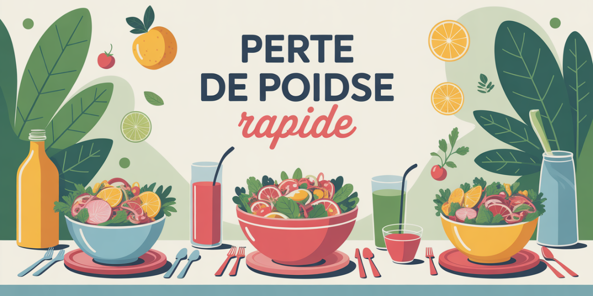 Recette pour perte de poids rapide : manger malin, perdre sereinement