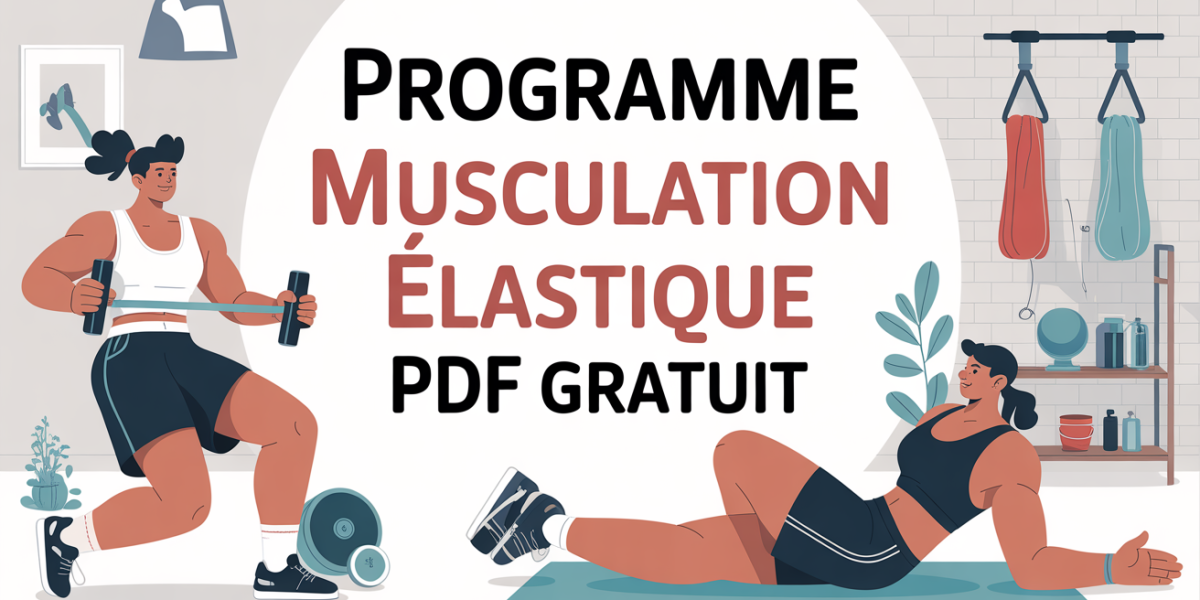 Programme musculation élastique en PDF gratuit pour s’entraîner chez soi